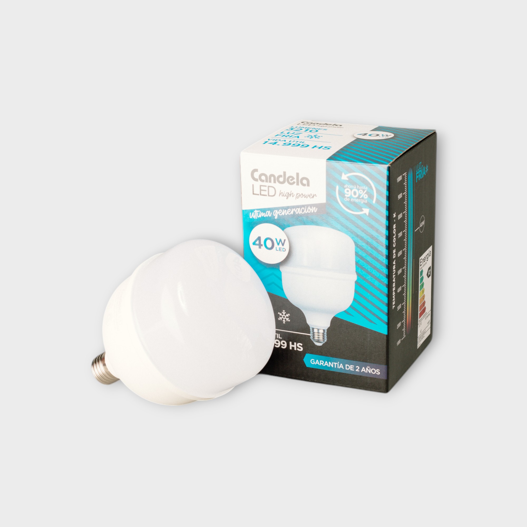 Lámpara LED Candela eco 40W luz fría – Junelec